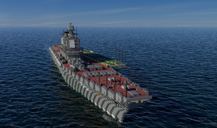 Russian Aircraft Cruiser Kiev Minecraft Map