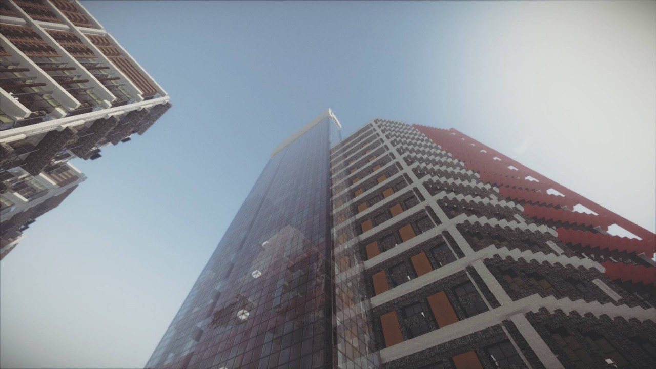 Realistic Luxurious Skyscrapers + Penthouse Minecraft Map