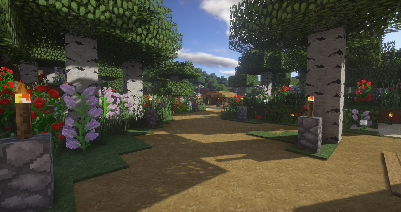 100% Survival Town Minecraft Map