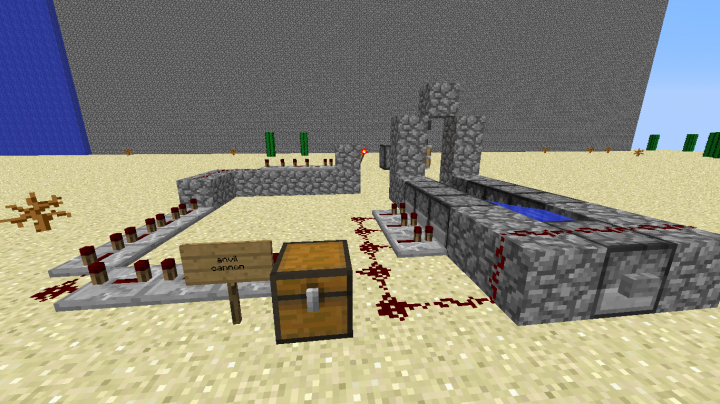 TnT cannon world Minecraft Map