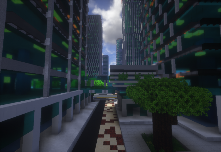 Cyan Complex Minecraft Map