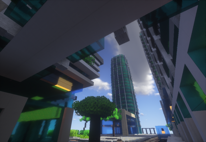 Cyan Complex Minecraft Map