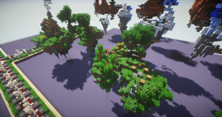 38 SkyBlock starter islands Minecraft Map