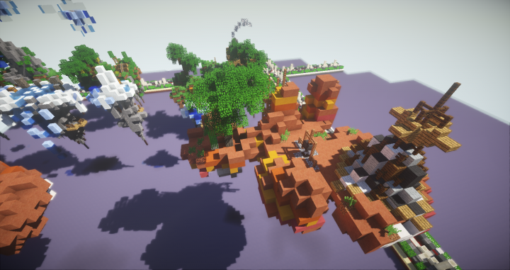 38 SkyBlock starter islands Minecraft Map