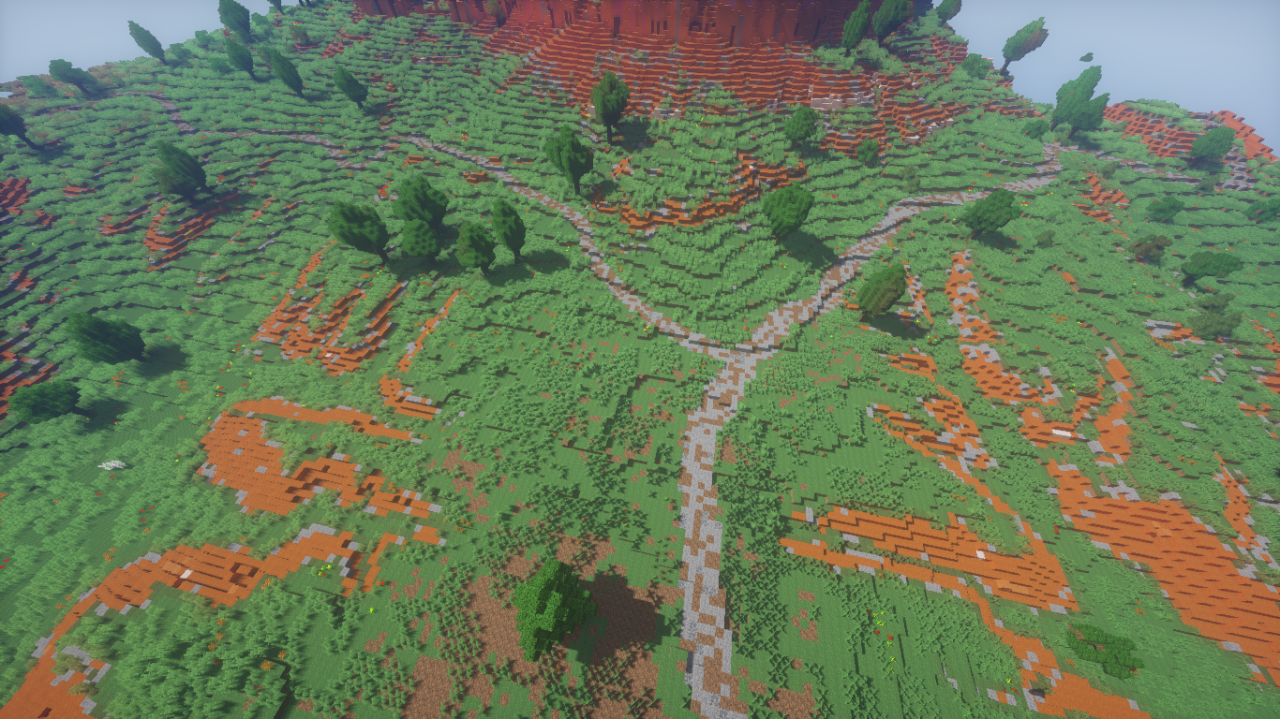 4Kx4K Custom terrain for my server Minecraft Map