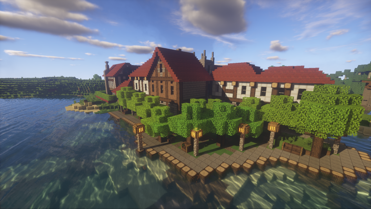 The city by the lagoon Minecraft Map