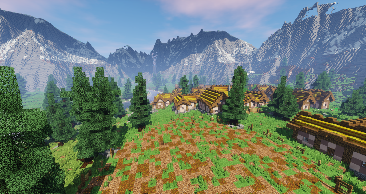 [Cinematic Video!] Town of Carvahall - World of Eragon Minecraft Map