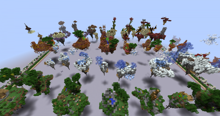 38 SkyBlock starter islands Minecraft Map
