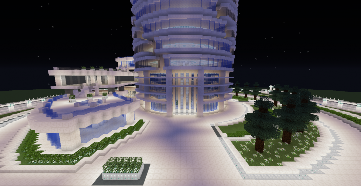 Quartz Tower #12 Minecraft Map