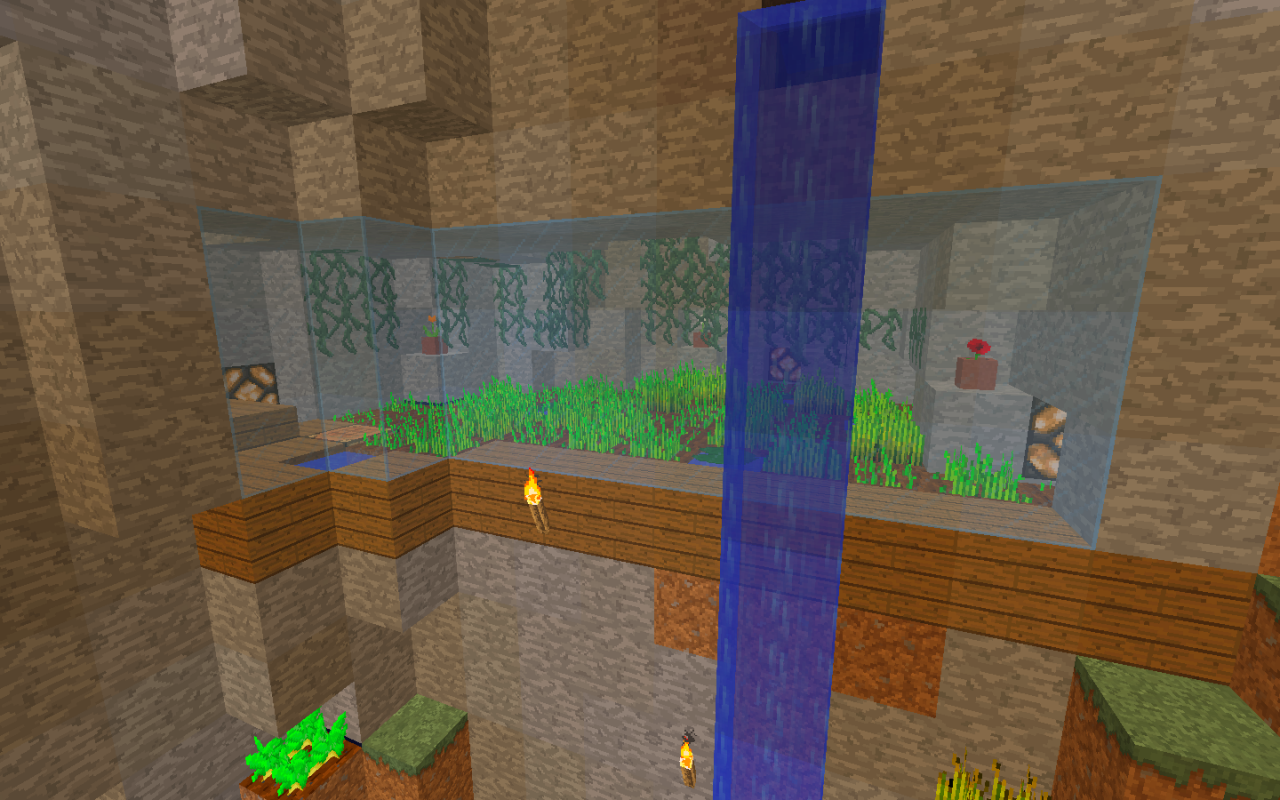 Overhanging Cliff Base! [TIMELAPSE] Minecraft Map