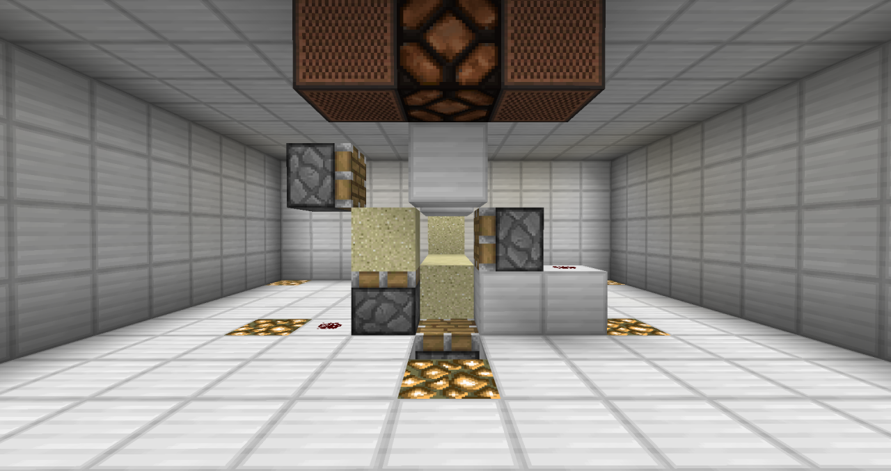 Redstone Piston Sand Puzzle Minecraft Map