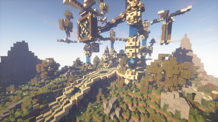 Sun's Hub - Plot Spawn 112x112 Minecraft Map