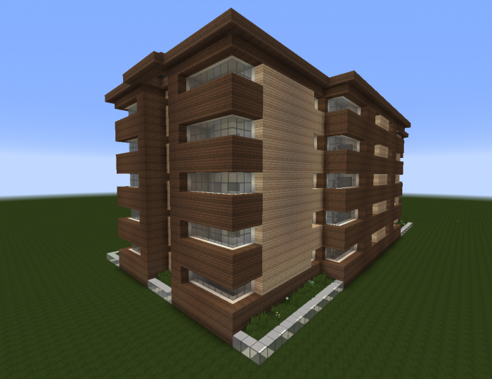 Communist Architecture | Apartment Building Romania Minecraft Map