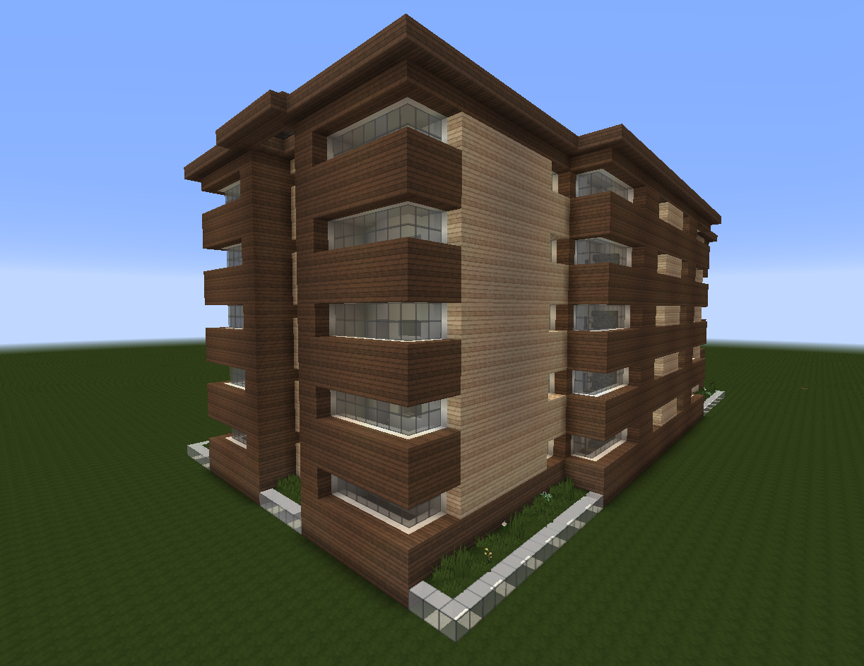 Communist Architecture | Apartment Building Romania Minecraft Map