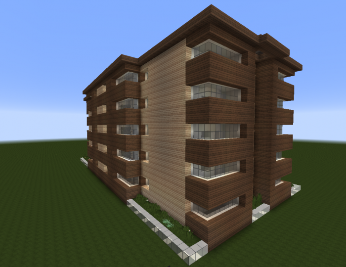 Communist Architecture | Apartment Building Romania Minecraft Map