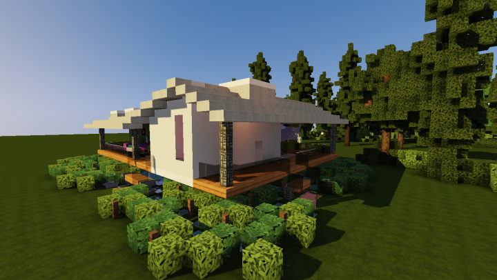 Small Camp House_FULL INTERIOR Minecraft Map