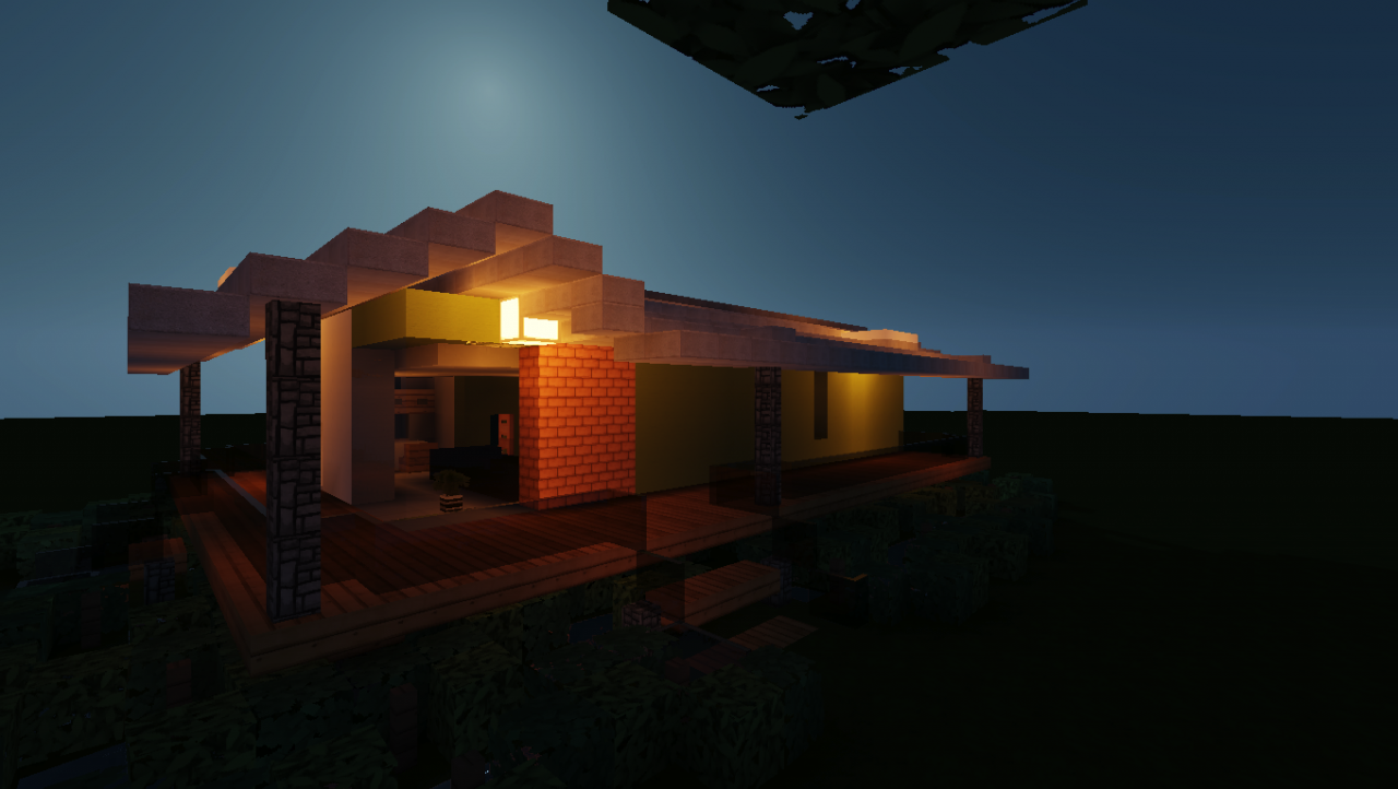 Small Camp House_FULL INTERIOR Minecraft Map