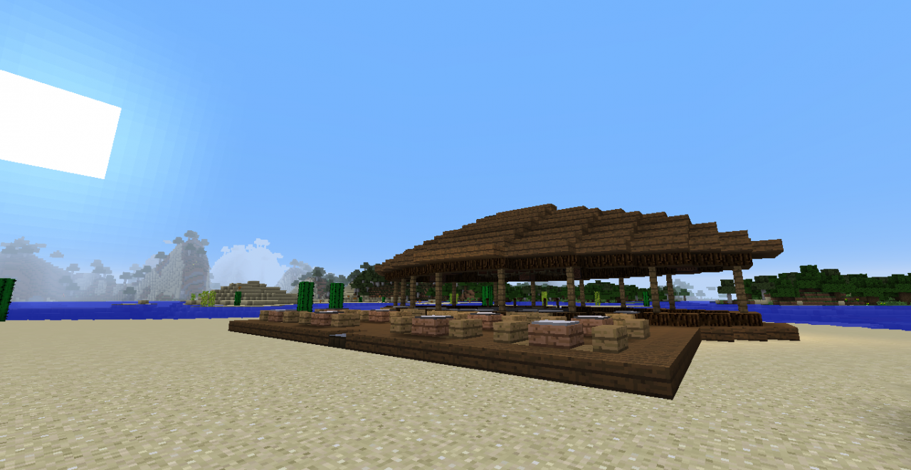 Snack Bar/Beach Disco Minecraft Map