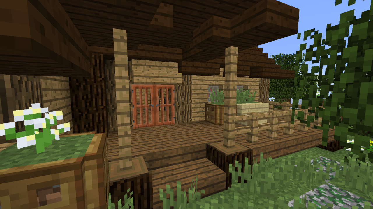 Floating Wooden Shed Minecraft Map