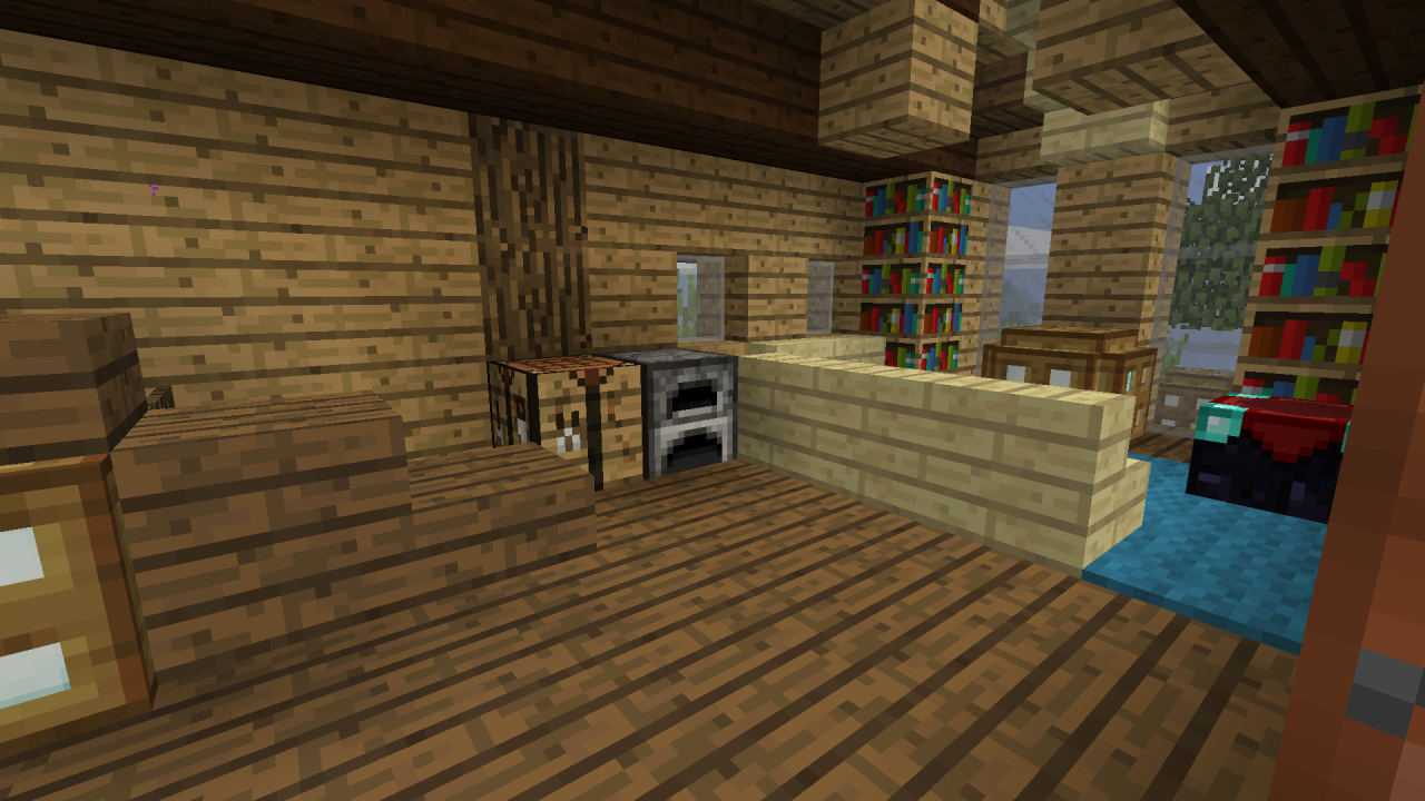 Floating Wooden Shed Minecraft Map