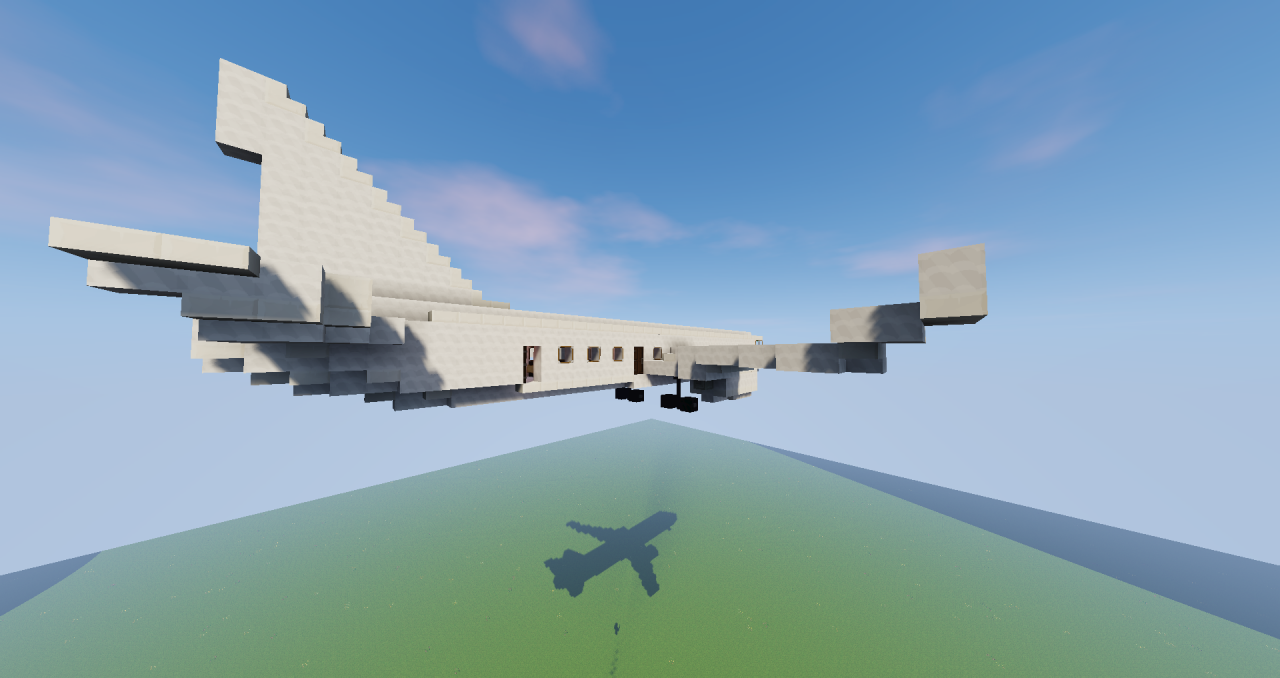 Boeing 737 Minecraft Map