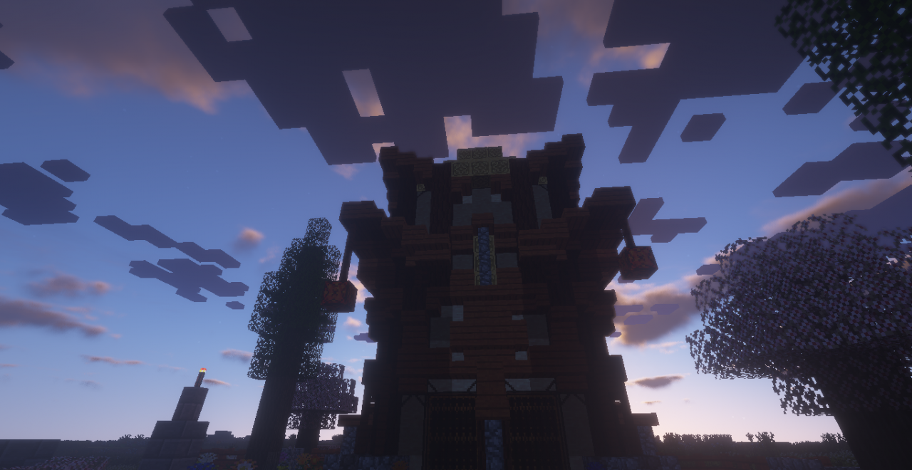 Indian Style Buddist Pagoda - Ashen Ford Minecraft Map