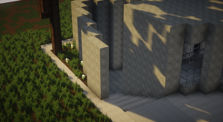 Brutalist House + Download Minecraft Map