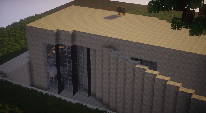 Brutalist House + Download Minecraft Map
