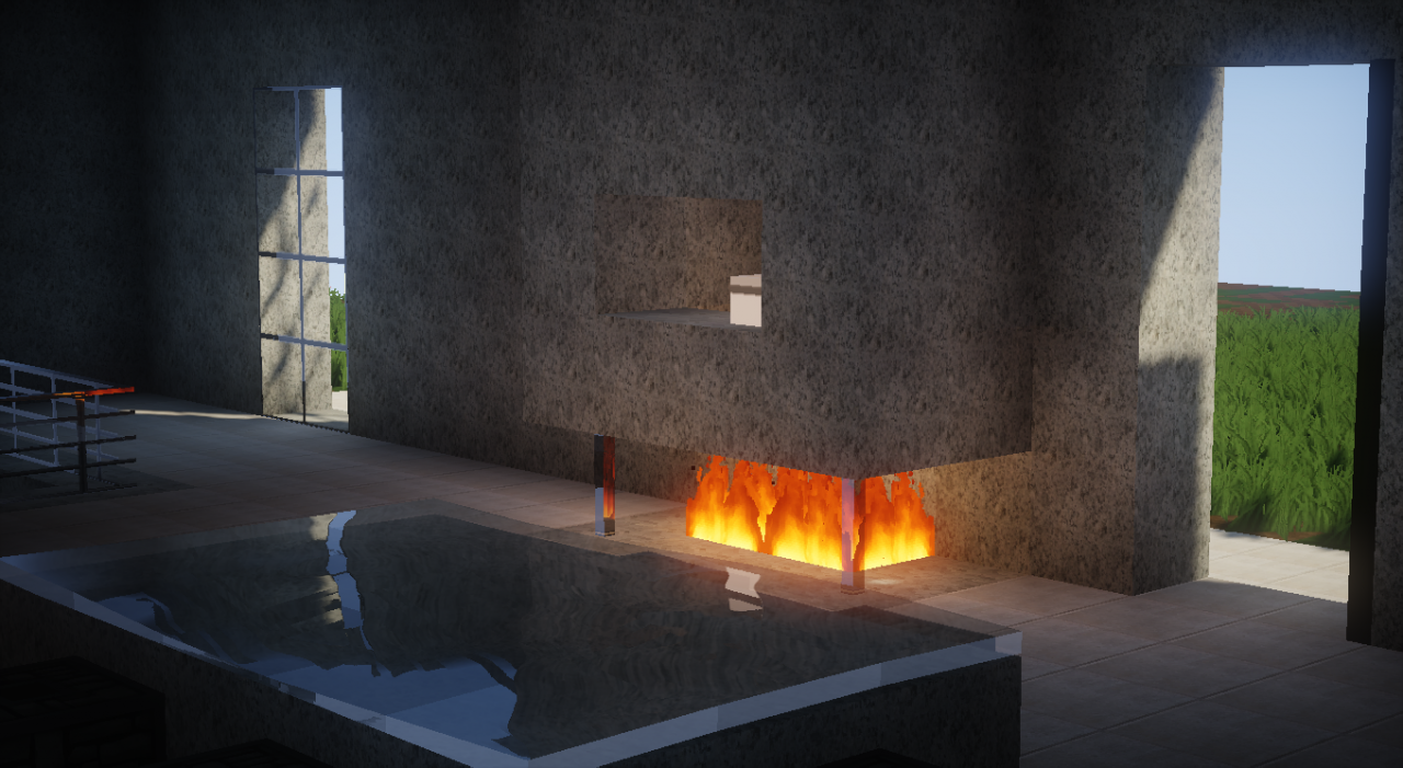 Brutalist House + Download Minecraft Map