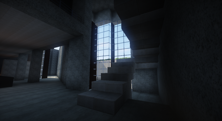 Brutalist House + Download Minecraft Map