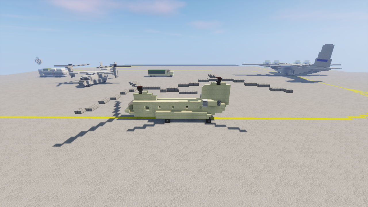 Boeing CH-47 Chinook 1,5:1 Minecraft Map
