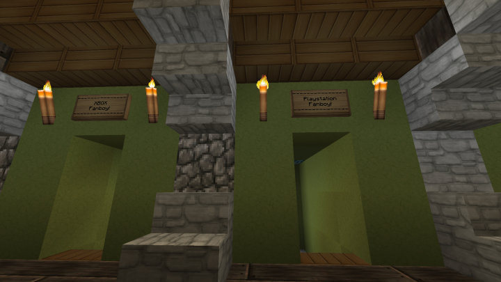 Attack of the Fanboy MINI Lobby Minecraft Map