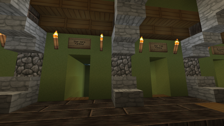 Attack of the Fanboy MINI Lobby Minecraft Map