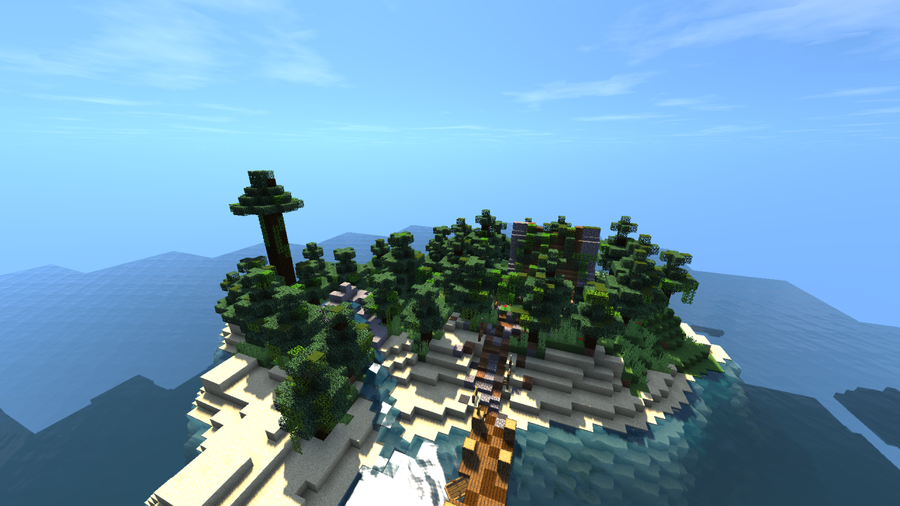 The Island. Minecraft Map