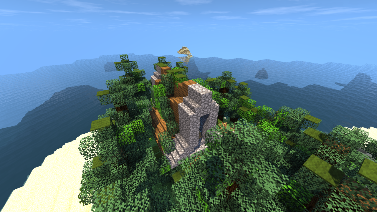 The Island. Minecraft Map