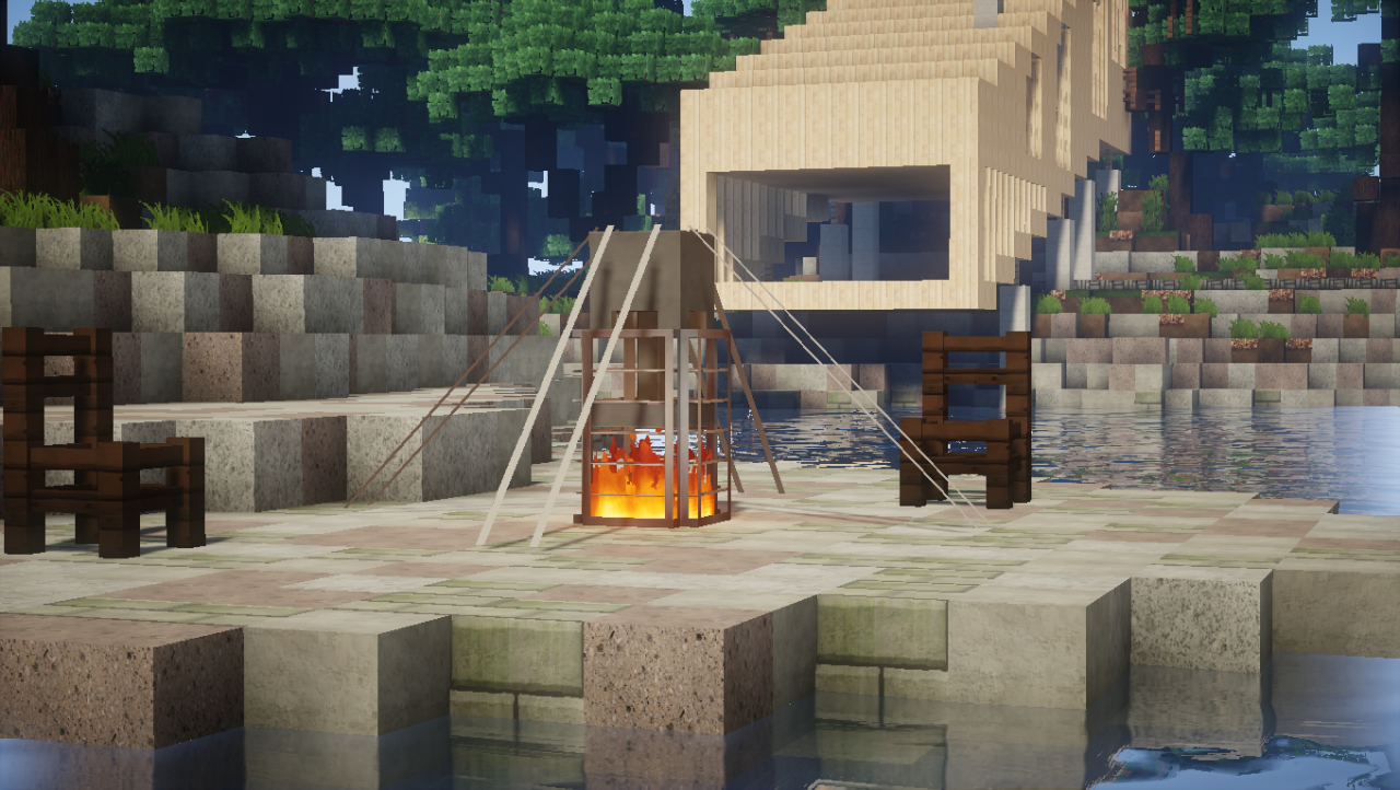 Forest Stilt House Minecraft Map