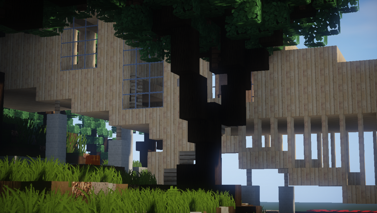 Forest Stilt House Minecraft Map