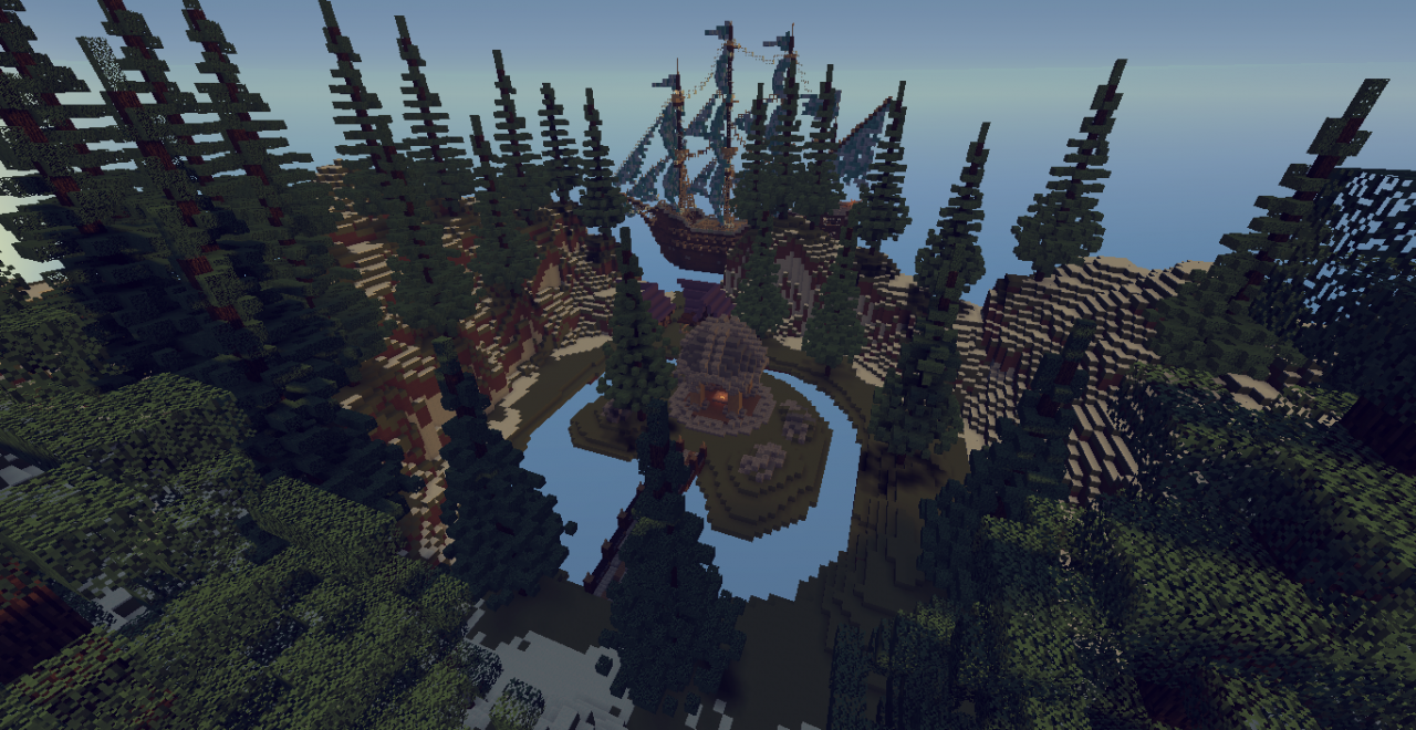 Sky Land (Skyblock Spawn) -Nrkj Minecraft Map