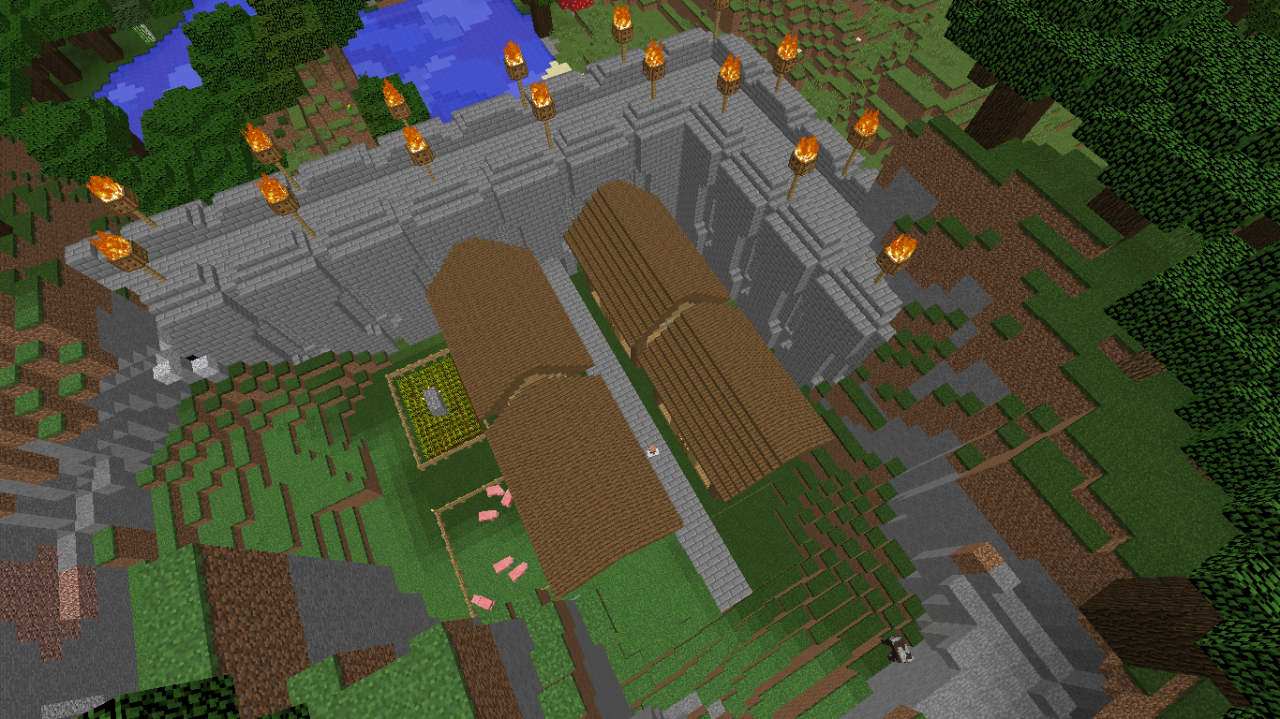 Middle Age Village Minecraft Map