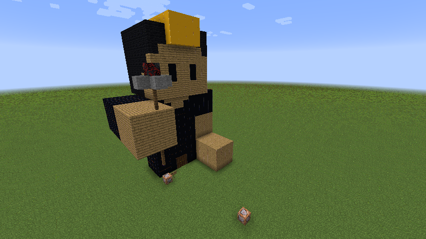 Minecraft Character Statue Minecraft Map