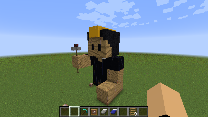 Minecraft Character Statue Minecraft Map