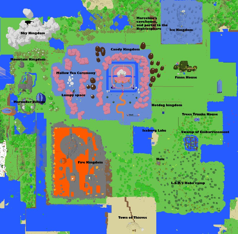 ADVENTURE TIME Minecraft Map