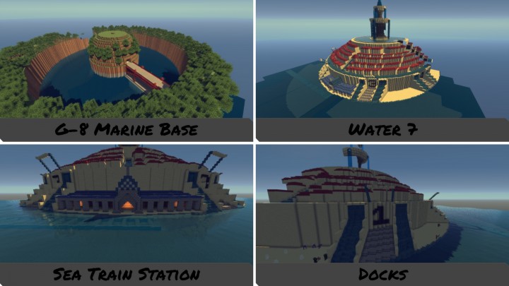One Piece | Rising Destiny Islands Minecraft Map