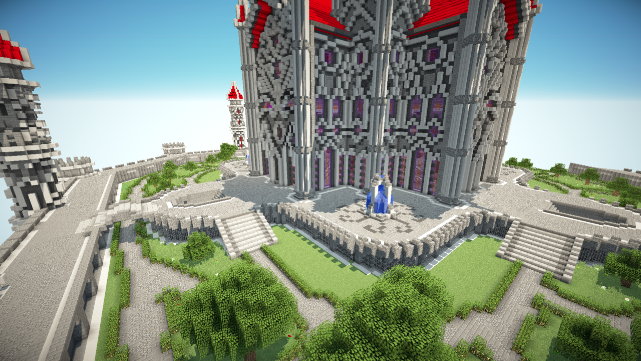 Building Survival Base - Castle Minecraft Map