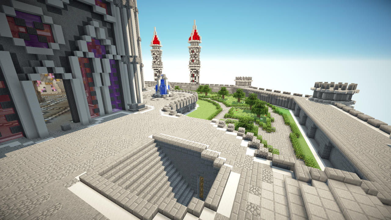 Building Survival Base - Castle Minecraft Map