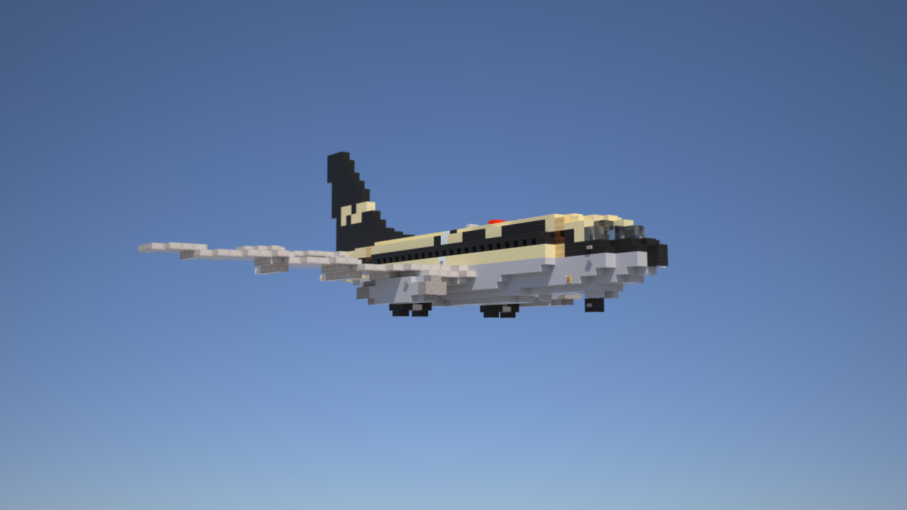 Boeing 737-100 N73700, 50th anniversary edition Minecraft Map