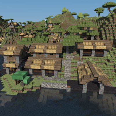 Fishing village Minecraft Map