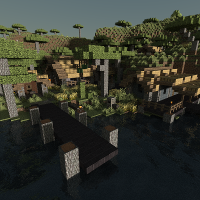 Fishing village Minecraft Map