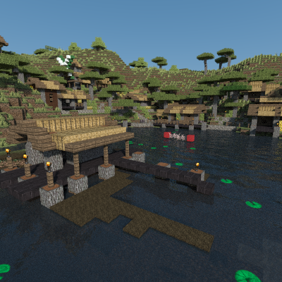 Fishing village Minecraft Map