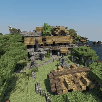 Fishing village Minecraft Map